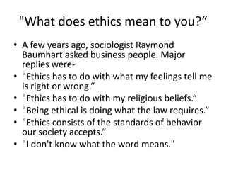 Ethics & csr | PPTX