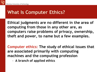 Ethics, definitions & theories | PDF