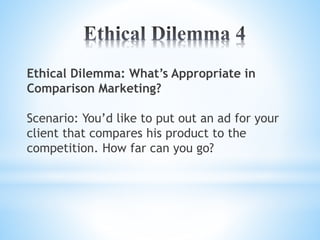 Ethics dilemmas in marketing- BMS | PPT