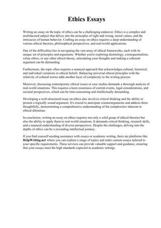 Ethics Essays.pdf