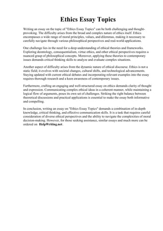 Ethics Essay Topics.pdf