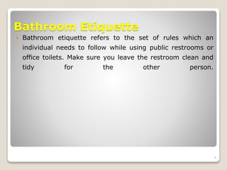 Ethics & etiquettes | PPT