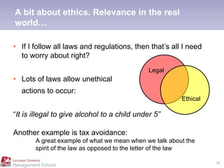 Ethics for artificial intelligence, machine learning and automated ...