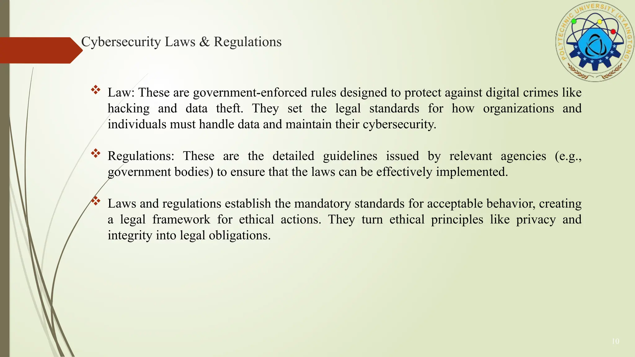 Ethical and Cybersecurity presentation | PPTX