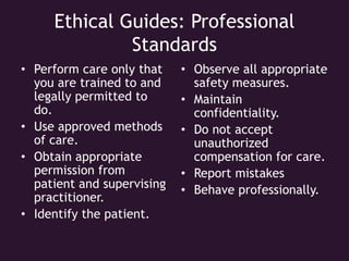 Ethics for Introduction to Health Care | PPTX