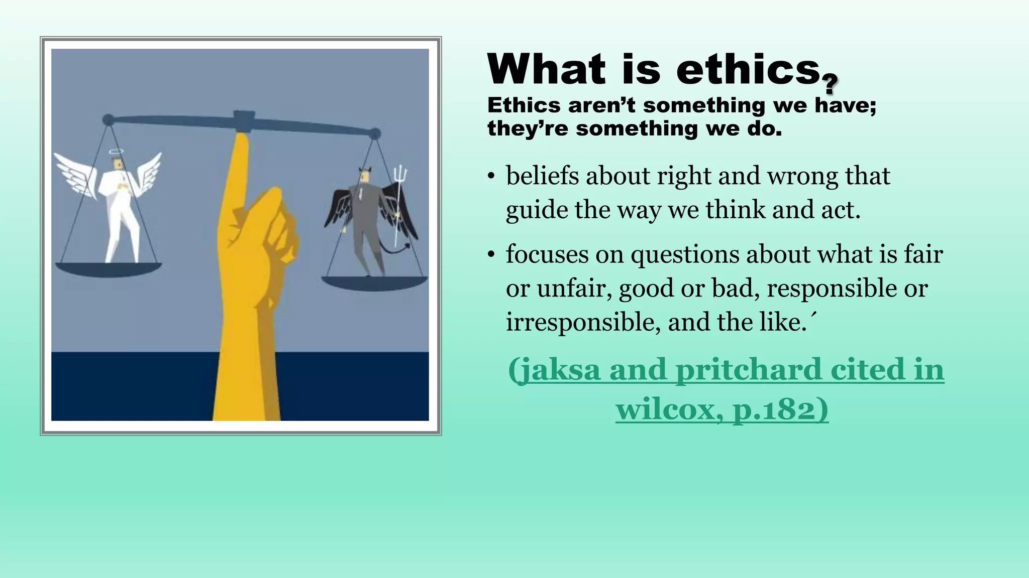 Ethics in Public Relations | PPTX