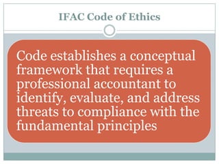Ethics in accounting | PPTX