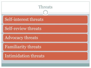 Ethics in accounting | PPTX