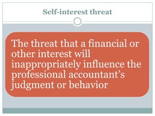 Ethics in accounting | PPTX