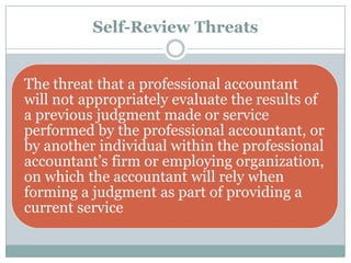 Ethics in accounting | PPTX