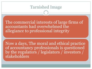 Ethics in accounting | PPTX