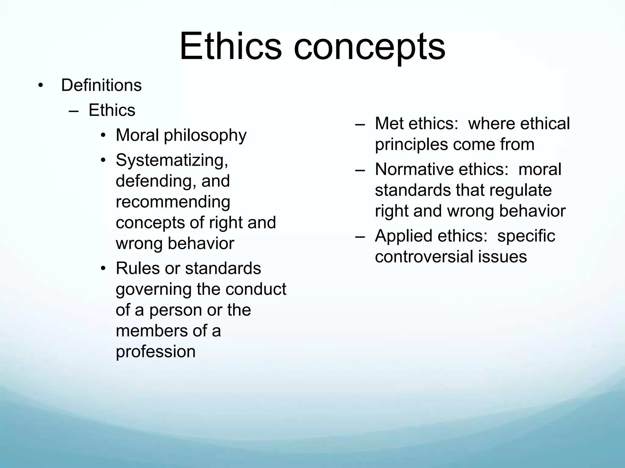 Ethics in accounting | PPTX