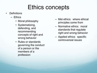 Ethics in accounting | PPTX