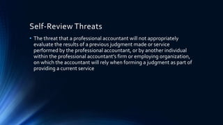 Ethics in accounting | PPTX