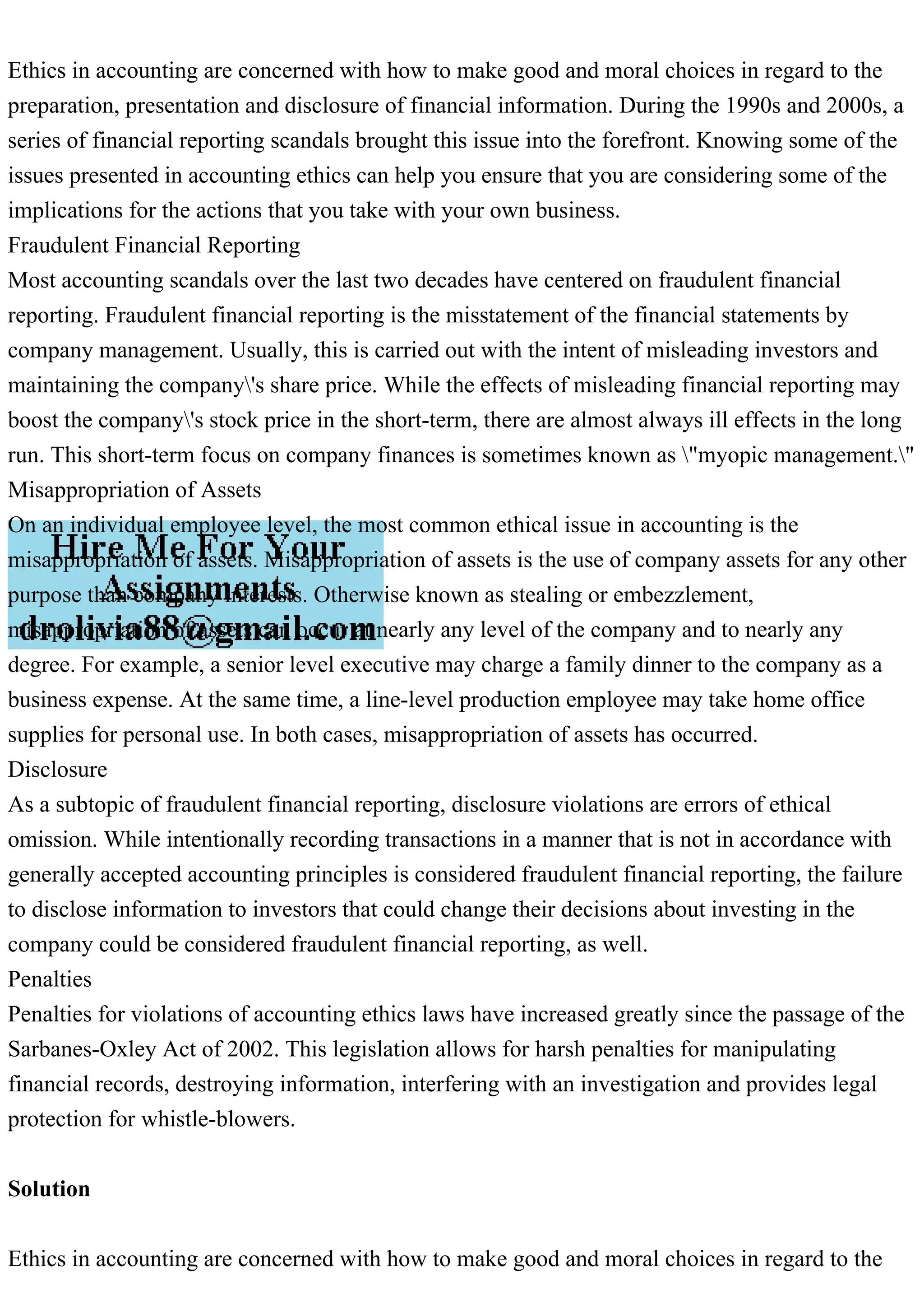 Ethics in accounting are concerned with how to make good and moral c.pdf