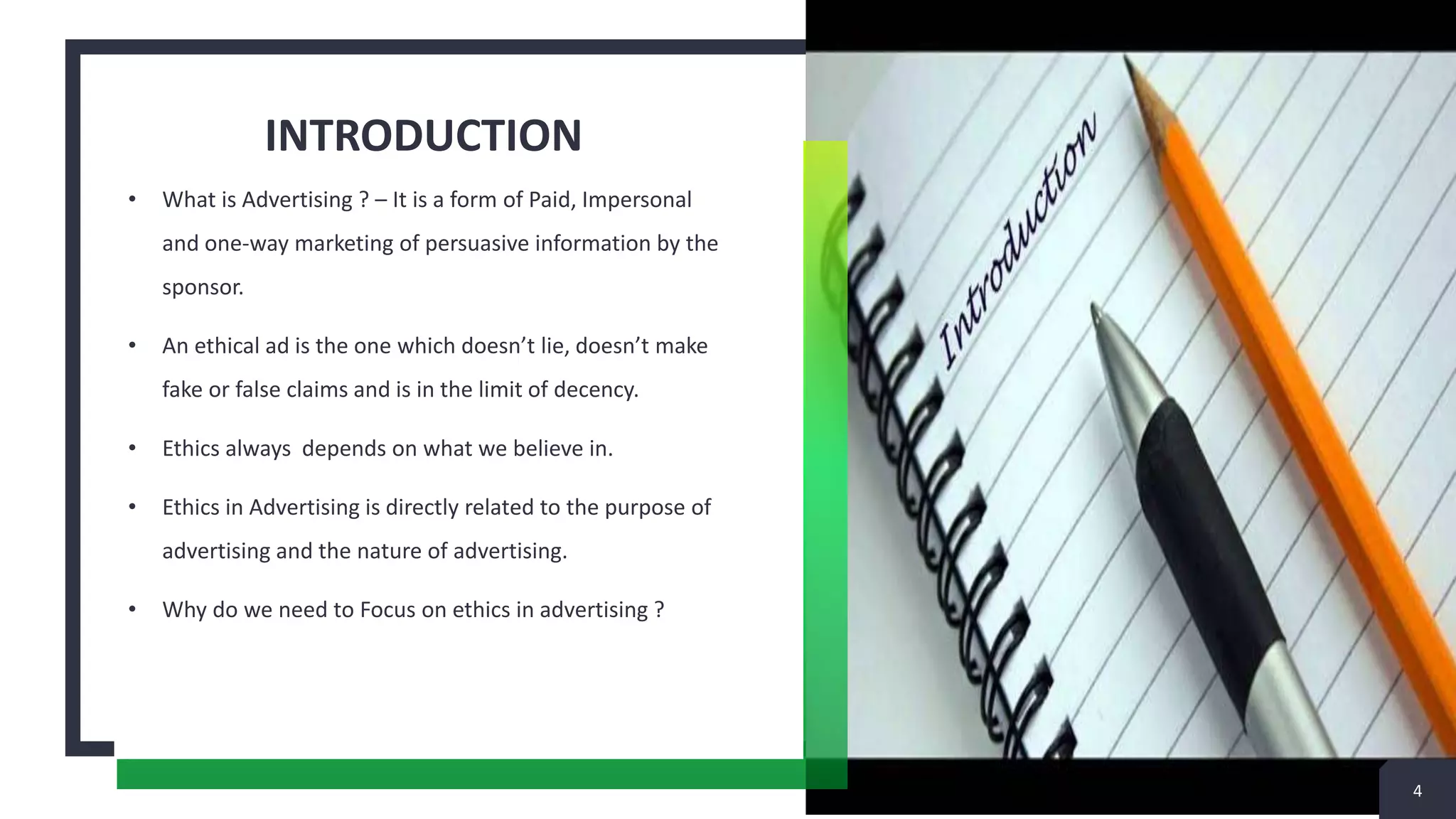 Ethics in advertising | PPTX | Advertising Industry | Industries