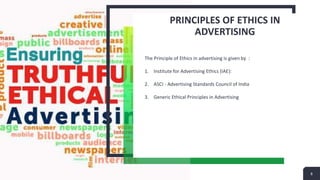 Ethics in advertising | PPTX | Advertising Industry | Industries