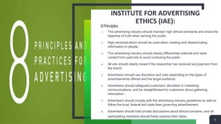 Ethics in advertising | PPTX | Advertising Industry | Industries