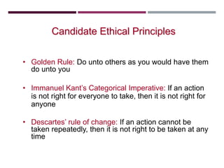 Ethics in an information society | PPTX