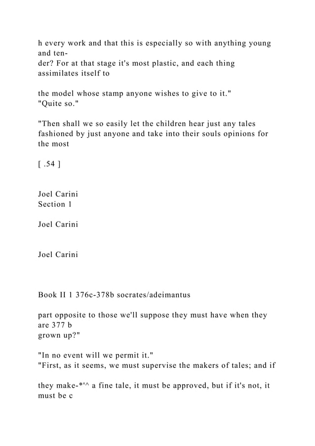 Ethics in Cinema and Computer Games Ethics 228Rubric for Plato .docx