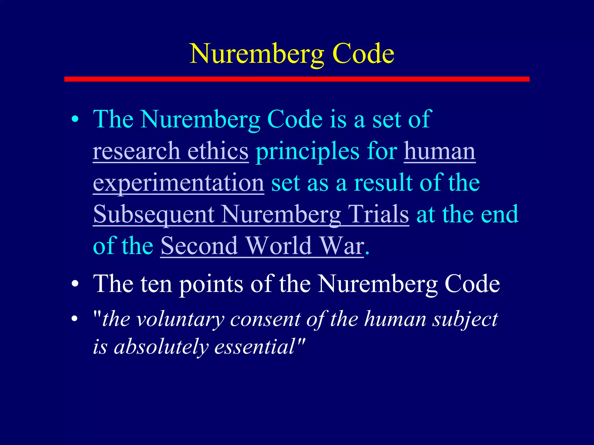 Ethics in clinical research | PPTX