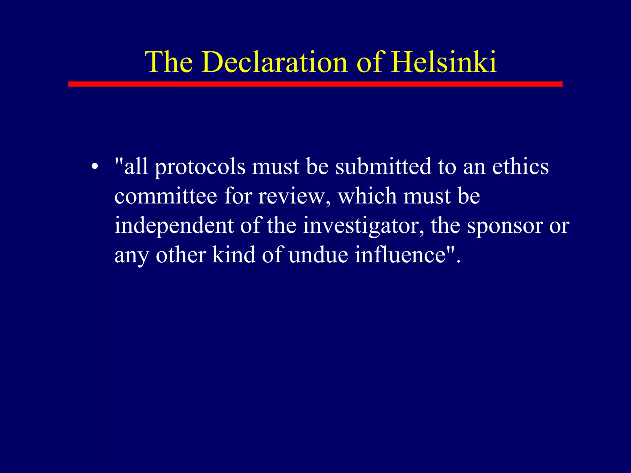 Ethics in clinical research | PPTX