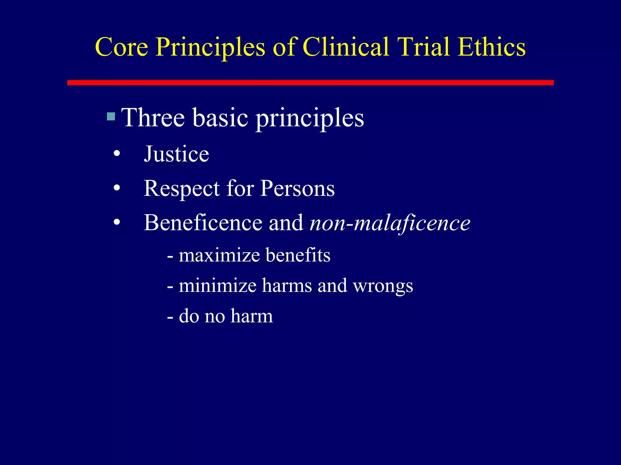 Ethics in clinical research | PPTX