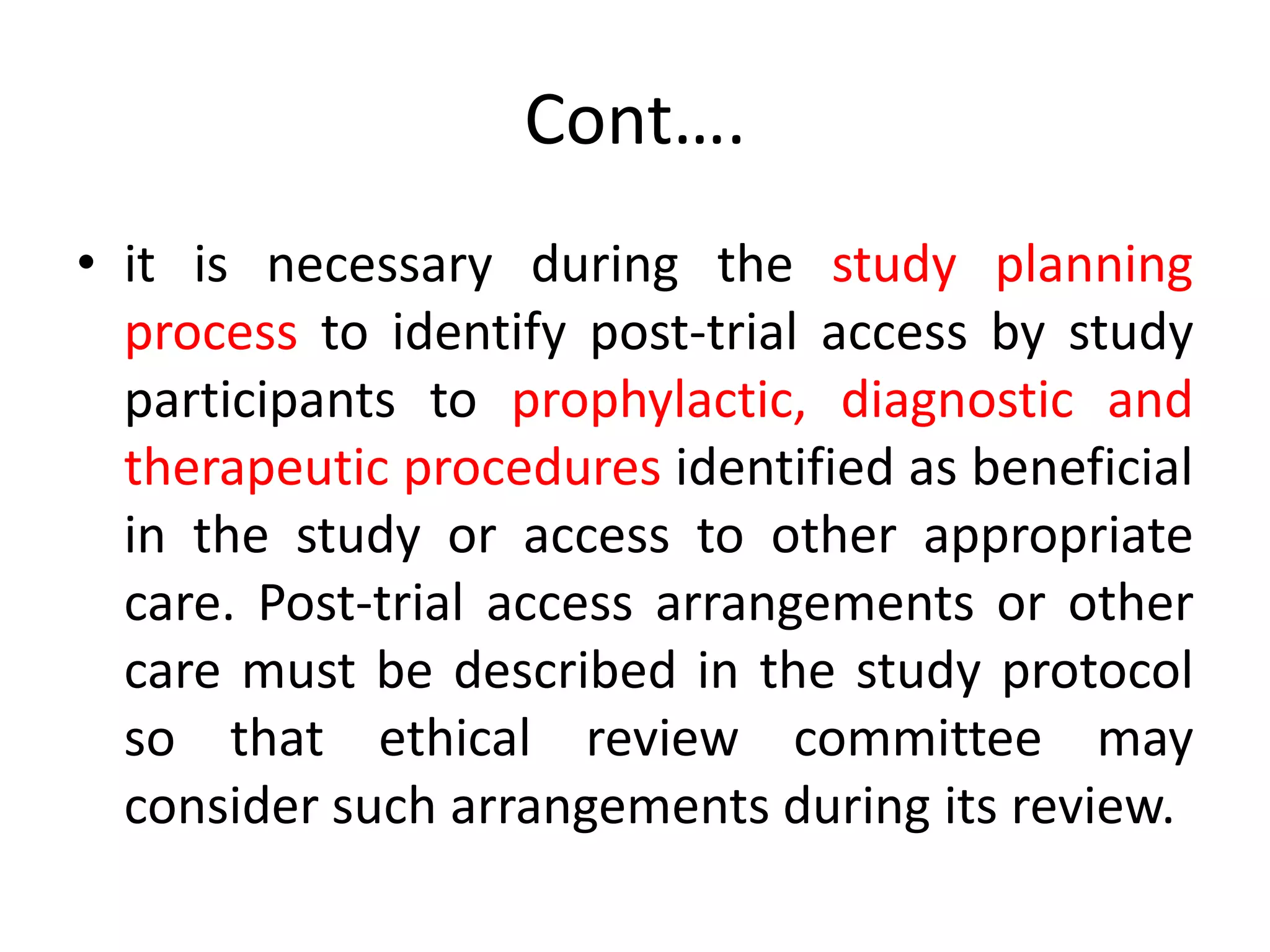 Ethics in clinical trials | PPTX