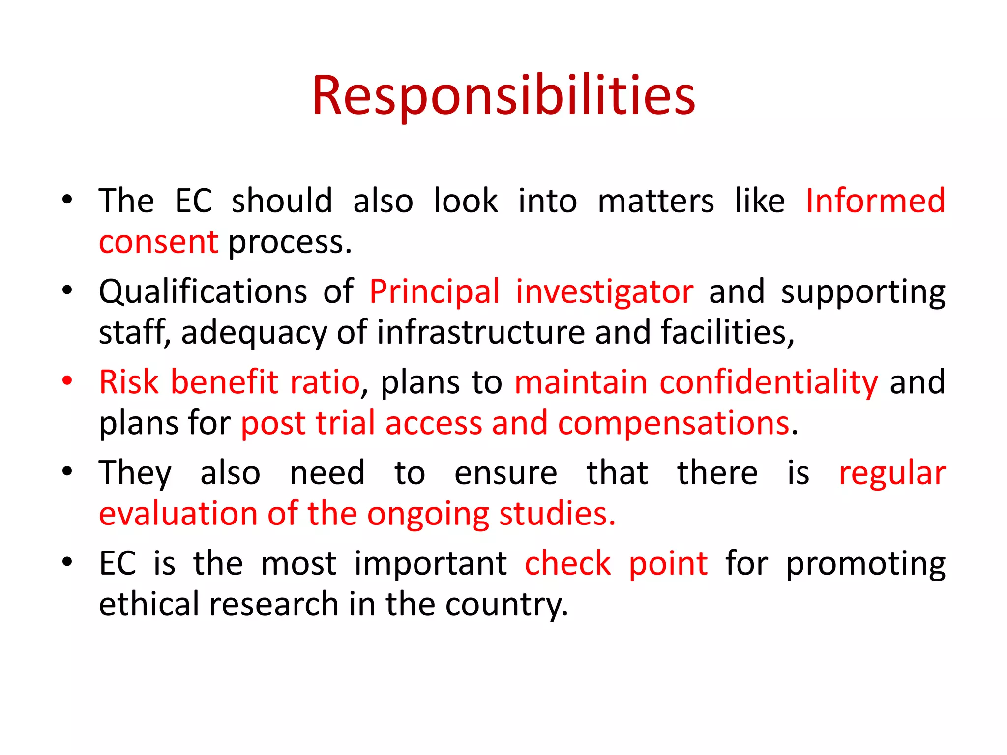 Ethics in clinical trials | PPTX