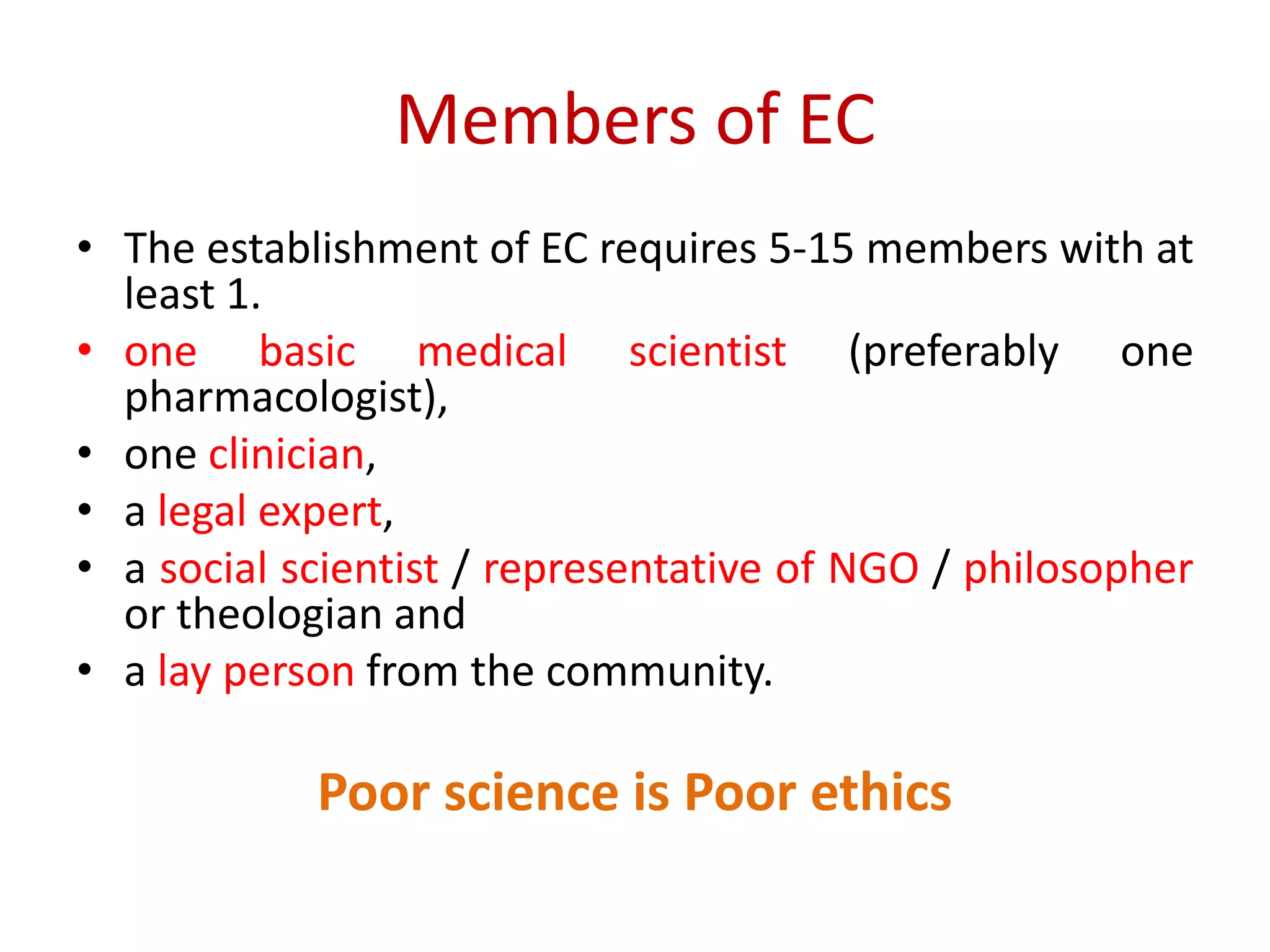 Ethics in clinical trials | PPTX