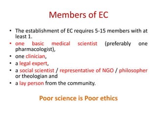 Ethics in clinical trials | PPTX