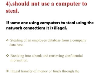 Ethics in computing | PPTX