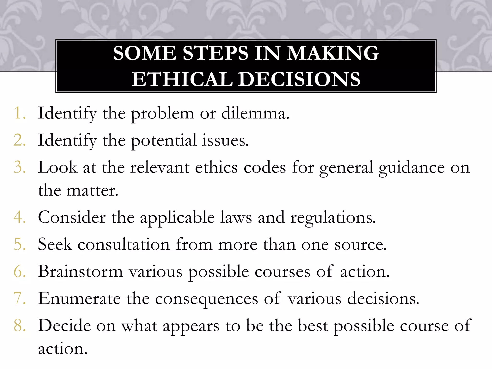 Ethics in Counseling | PPTX