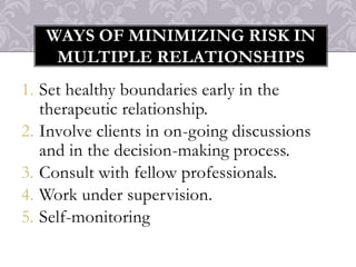 Ethics in Counseling | PPTX