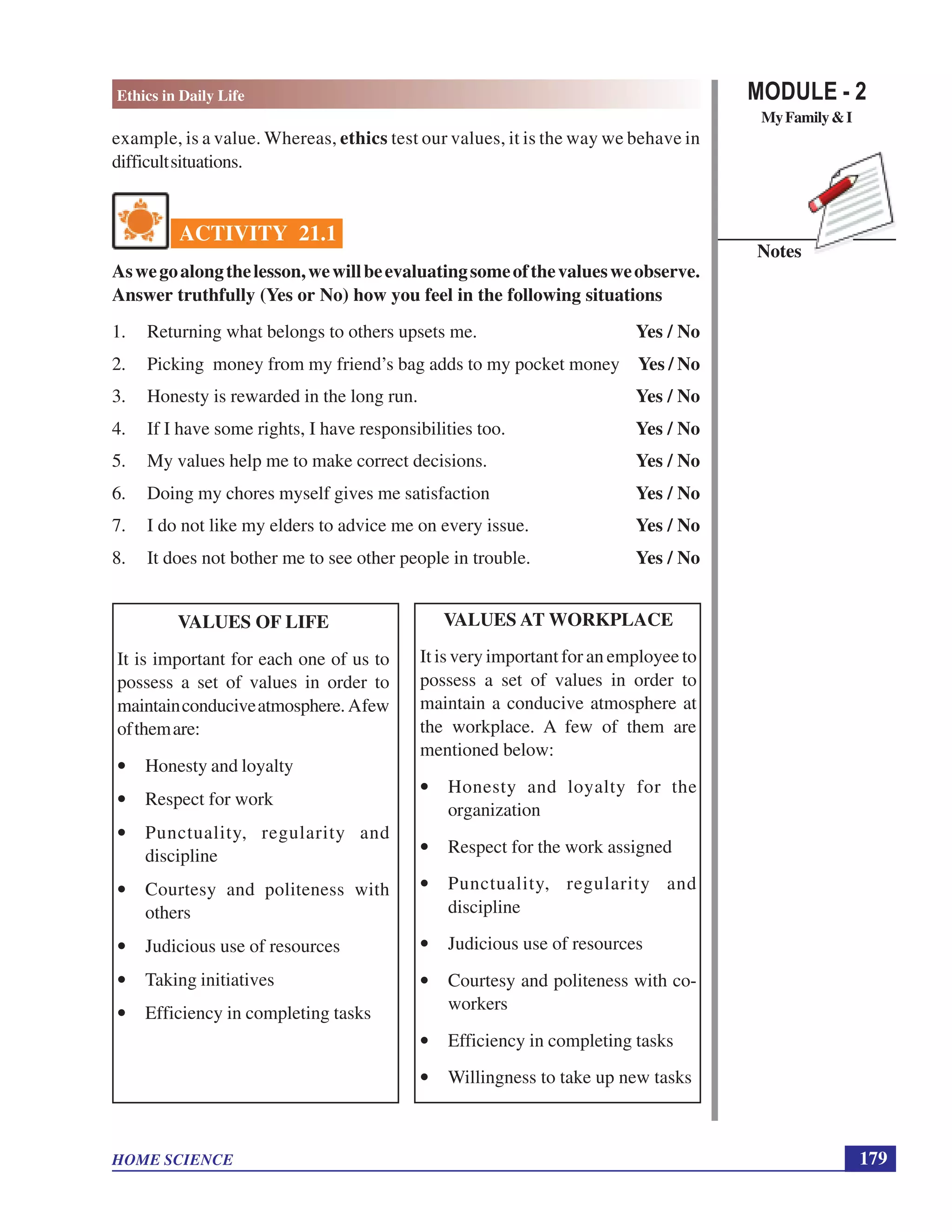 Ethics in daily life | PDF