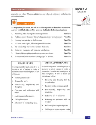 Ethics in daily life | PDF