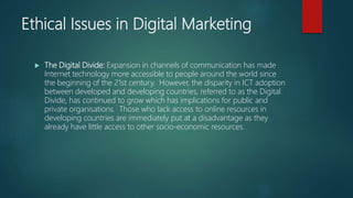 Ethics in digital marketing | PPTX