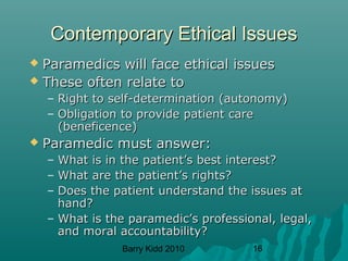 Ethics in ems | PPT
