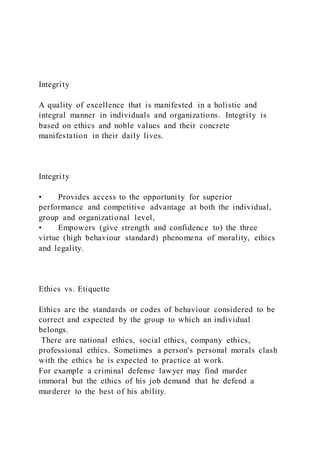 Ethics in EngineeringLecture #2 Ethical Dilemmas, Cho | DOCX