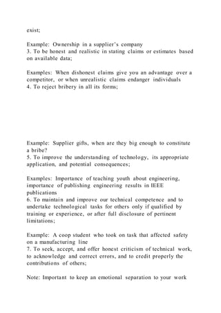 Ethics in EngineeringLecture #2 Ethical Dilemmas, Cho | DOCX | Business ...