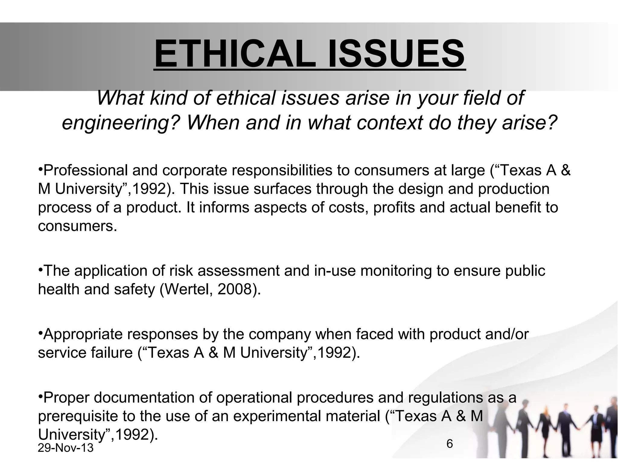 Ethics in engineering presentation | PPT