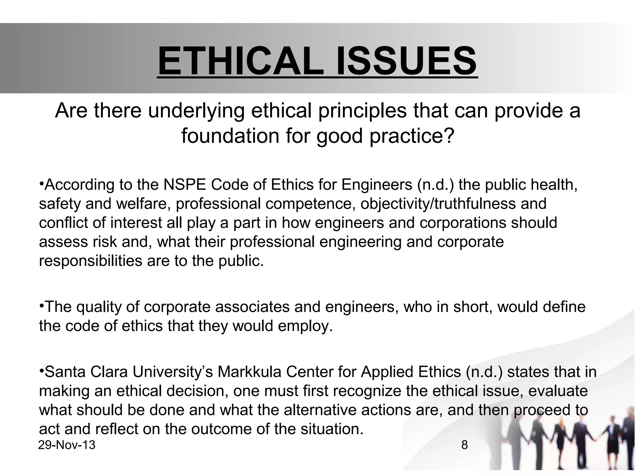 Ethics in engineering presentation | PPT