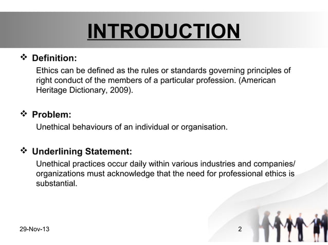 Ethics in engineering presentation | PPT