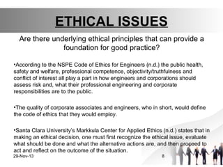 Ethics in engineering presentation | PPT
