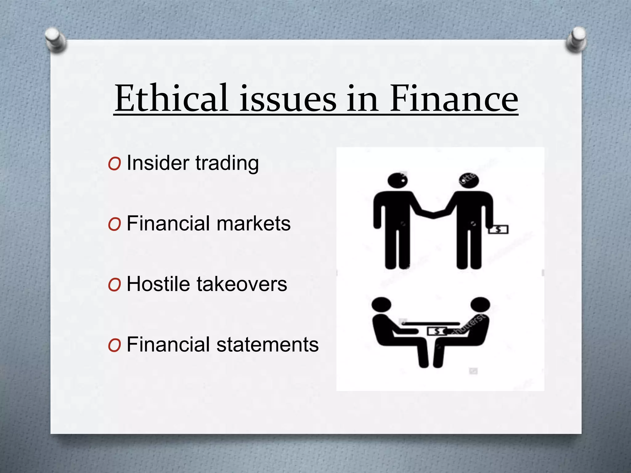 Ethics in finance | PPTX