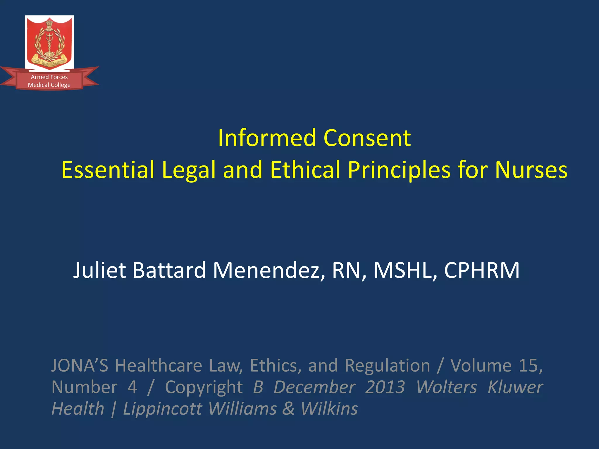 Ethics & informed consent | PDF