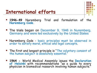 Ethics in health research | PPT