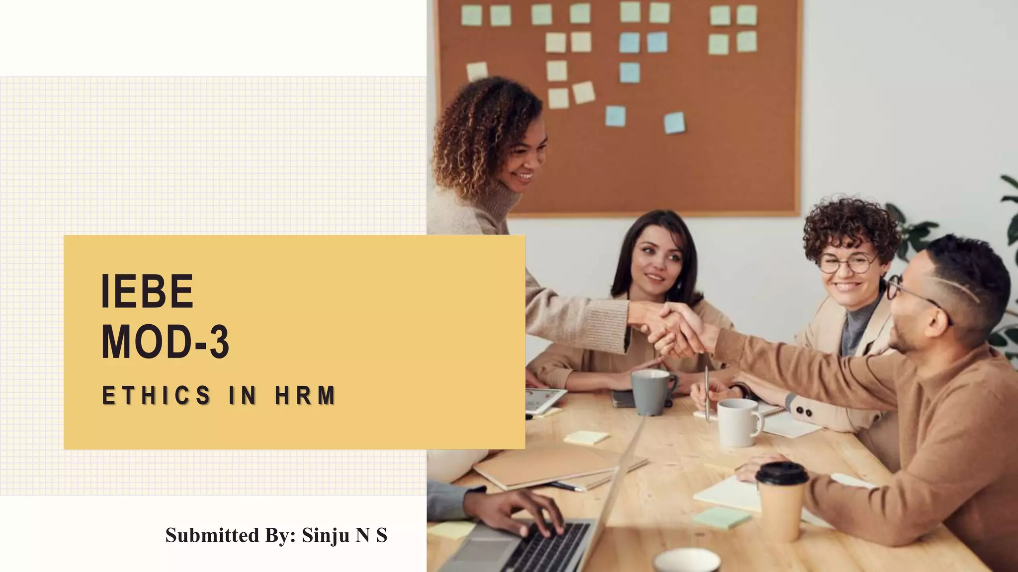 Ethics in Human Resource Management | PPTX