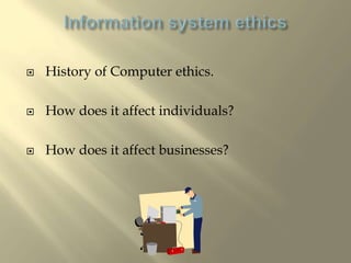 Ethics In Information Technology | PPTX