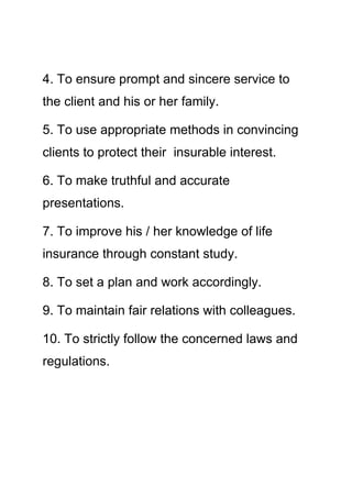 Ethics in insurance hard copy | DOCX